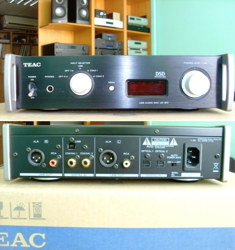 Teac UD-501, DSD USB DAC, headphones amplifier - (Stepcom)